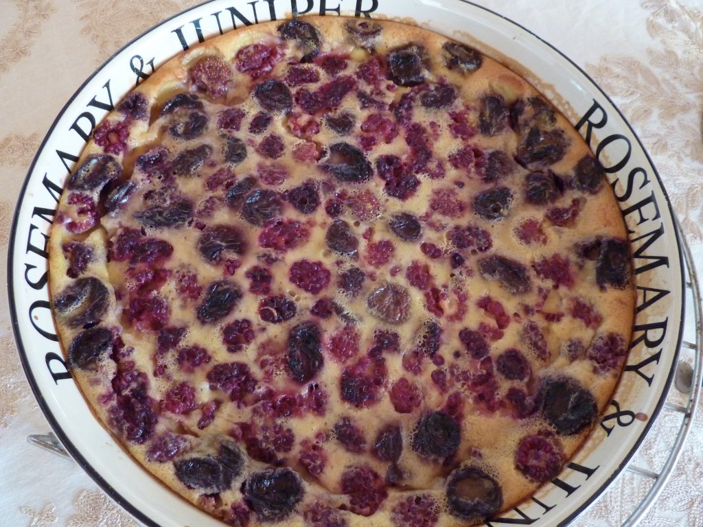 Raspberry clafouti - What's the recipe today