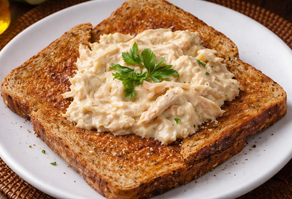 Creamed chicken on toast - What's the recipe today