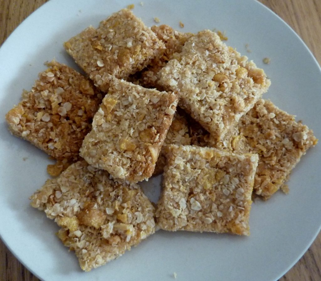 Coconut cornflake squares - What's the recipe today