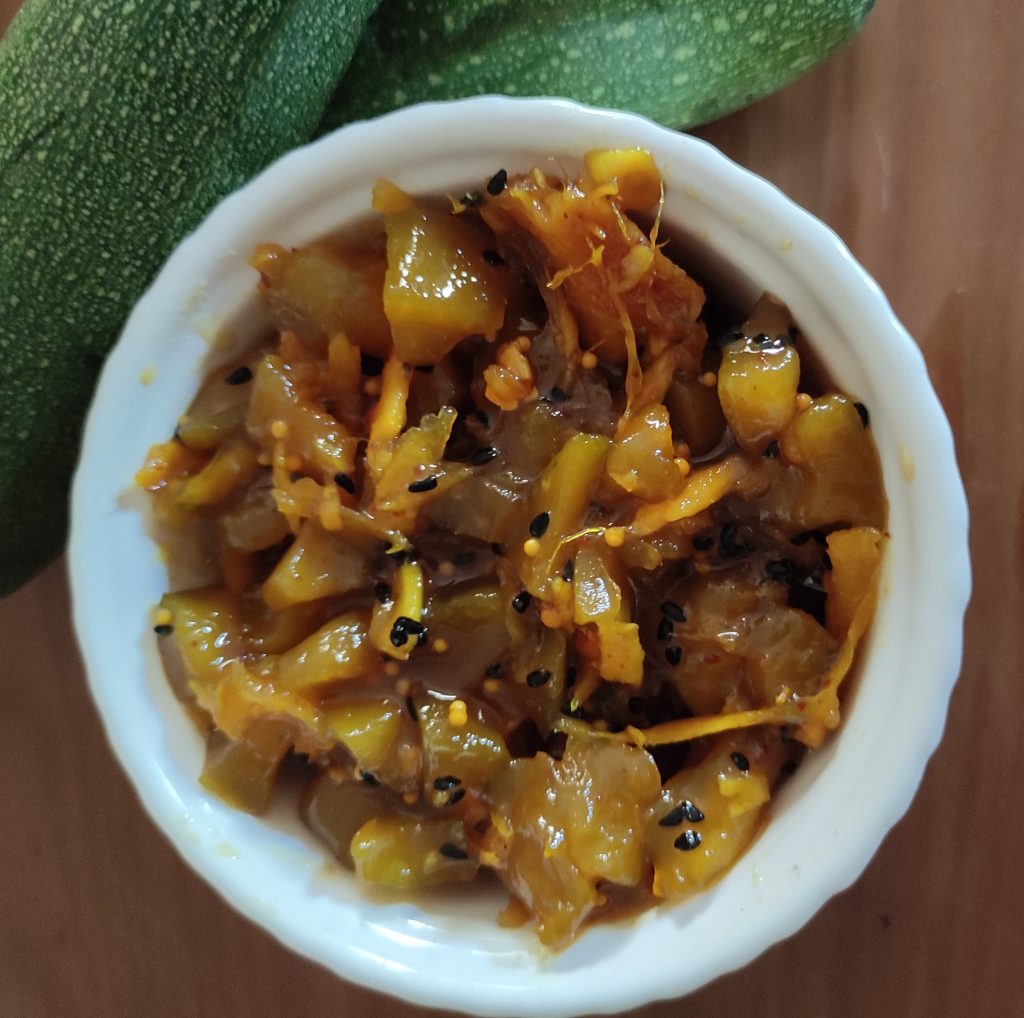 Indian spiced courgette chutney - What's the recipe today
